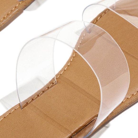Shoes | New Transparent Clear Dual Strap Open Toe Sandal | Poshmark